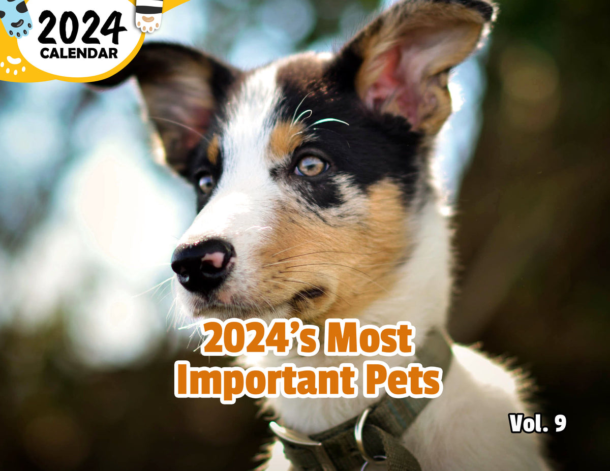 2024's Most Important Pets Volume Nine: 2024 Wall Calendar (Published) – Praise My Pet!