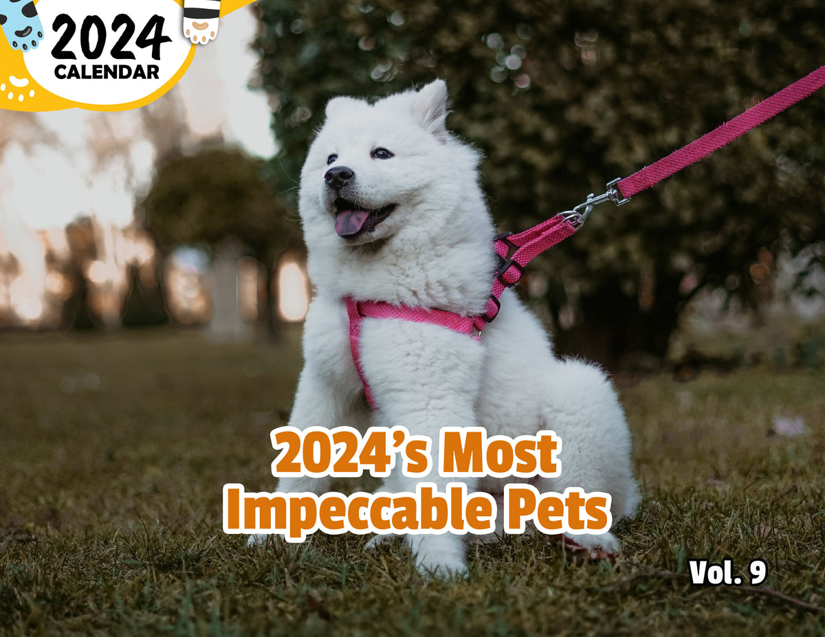 2024's Most Impeccable Pets Volume Nine: 2024 Wall Calendar (Published ...