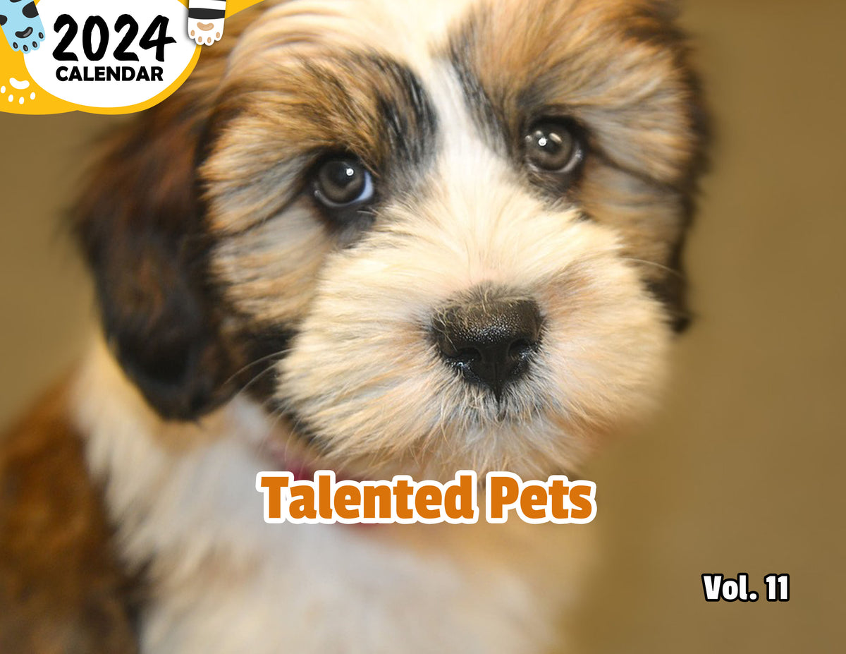 Talented Pets Volume Eleven: 2024 Wall Calendar (Published) – Praise My ...