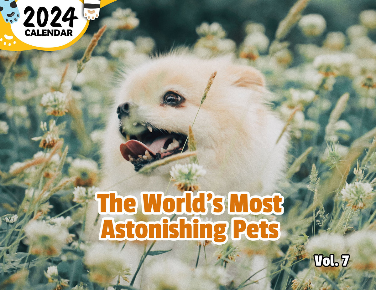 The World's Most Astonishing Pets Volume Seven: 2024 Wall Calendar (Pu ...
