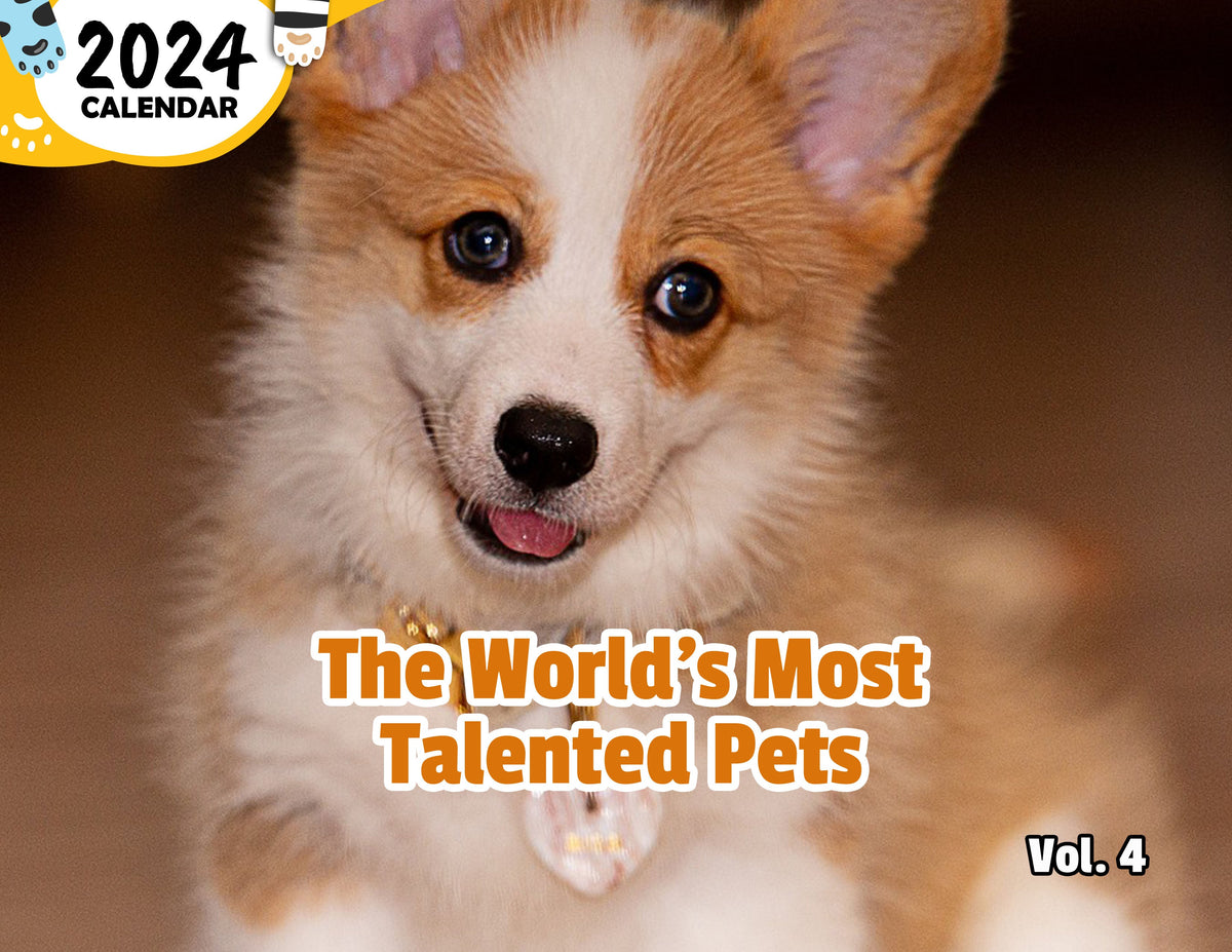 The World's Most Talented Pets Volume Four: 2024 Wall Calendar (Publis ...